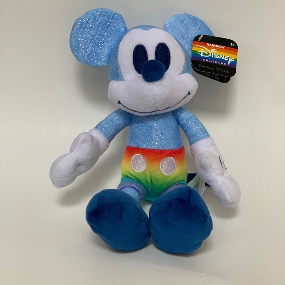 Disney | Toys | Disney Rainbow Collection Mickey Mouse Plush | Poshmark